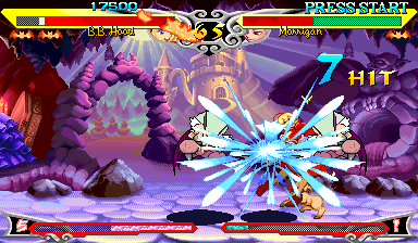Screenshot of Darkstalkers 3 (Arcade, 1997) - MobyGames