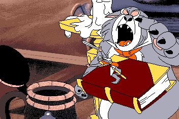 Screenshot of Dragon's Lair III: The Curse of Mordread (Amiga, 1992 ...