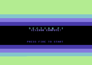 Screenshot of Section Pi (Commodore 64, 1990) - MobyGames