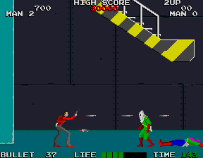 Screenshot of Rolling Thunder (Arcade, 1986) - MobyGames