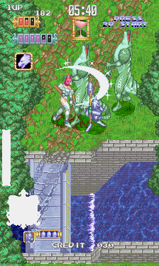 Screenshot of Gaiapolis (Arcade, 1993) - MobyGames