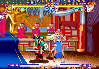 Screenshot of Kabuki Klash (Arcade, 1995) - MobyGames