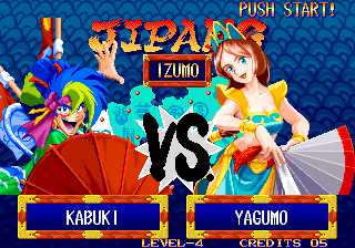 Screenshot of Kabuki Klash (Arcade, 1995) - MobyGames