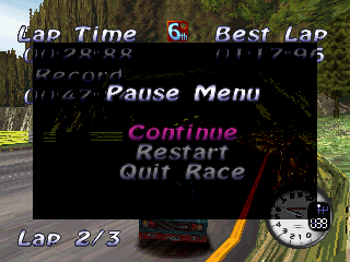 Screenshot of All Star Racing (PlayStation, 2001) - MobyGames