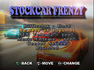 Screenshot of All Star Racing (PlayStation, 2001) - MobyGames