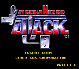 Screenshot of Mechanized Attack (Arcade, 1989) - MobyGames