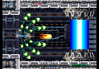 Screenshot of Pulstar (Arcade, 1995) - MobyGames