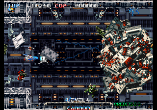 Screenshot of Pulstar (Arcade, 1995) - MobyGames