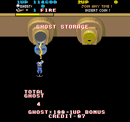 Screenshot of The Real Ghostbusters (Arcade, 1987) - MobyGames