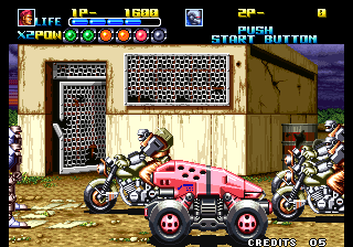 Screenshot of Robo Army (Arcade, 1991) - MobyGames