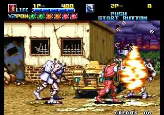 Screenshot of Robo Army (Arcade, 1991) - MobyGames