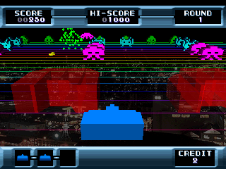 Screenshot of The Invaders: Space Invaders 1500 (PlayStation, 2001) - MobyGames