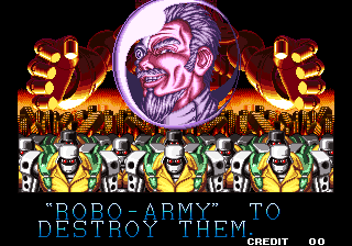Screenshot of Robo Army (Arcade, 1991) - MobyGames