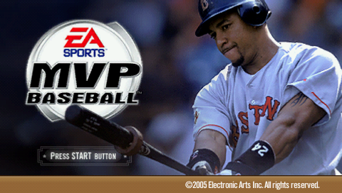 Screenshot of MVP Baseball (PSP, 2005) - MobyGames