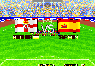 Screenshot of The Ultimate 11: SNK Football Championship (Arcade, 1996 ...