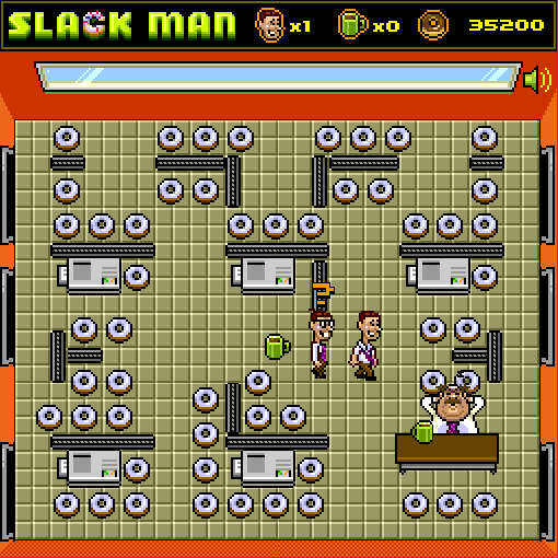 Screenshot of Slack Man (Browser, 2005) - MobyGames
