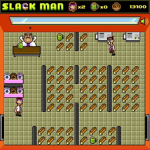 Screenshot of Slack Man (Browser, 2005) - MobyGames