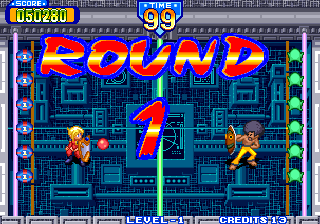 Screenshot of Battle Flip Shot (Arcade, 1998) - MobyGames