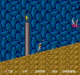 Screenshot of Chelnov: Atomic Runner (Arcade, 1988) - MobyGames