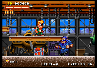Screenshot of Spinmaster (Arcade, 1993) - MobyGames