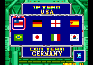 Screenshot of Soccer Brawl (Arcade, 1992) - MobyGames