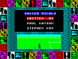 Screenshot of Soccer Rivals (ZX Spectrum, 1991) - MobyGames