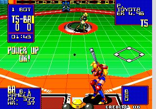 Screenshot of Super Baseball 2020 (Arcade, 1991) - MobyGames