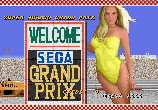 Screenshot of Super Monaco GP (Arcade, 1989) - MobyGames