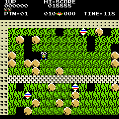Screenshot of Boulder Dash (Arcade, 1984) - MobyGames