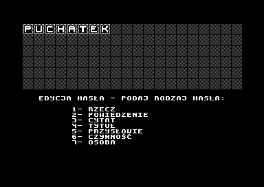 Screenshot of Koło Fortuny (Commodore 64, 1993) - MobyGames