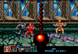 Screenshot of Ninja Combat (Arcade, 1990) - MobyGames