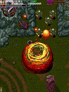 Screenshot of Out Zone (Arcade, 1990) - MobyGames