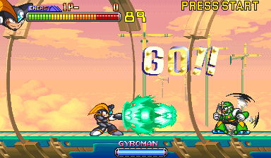 Screenshot of Mega Man 2: The Power Fighters (Arcade, 1996) - MobyGames