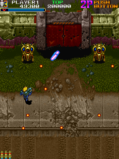 Screenshot of Out Zone (Arcade, 1990) - MobyGames