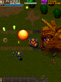 Screenshot of Out Zone (Arcade, 1990) - MobyGames
