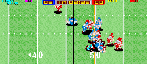 Screenshot of Tecmo Bowl (Arcade, 1987) - MobyGames