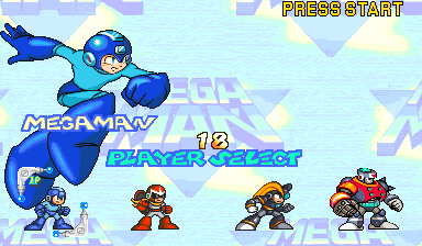 Screenshot of Mega Man 2: The Power Fighters (Arcade, 1996) - MobyGames