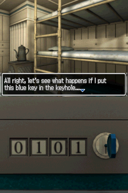 Screenshot of 999: Nine Hours · Nine Persons · Nine Doors (Nintendo DS ...
