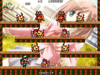 Screenshot of Jumping Pop (Arcade, 2001) - MobyGames