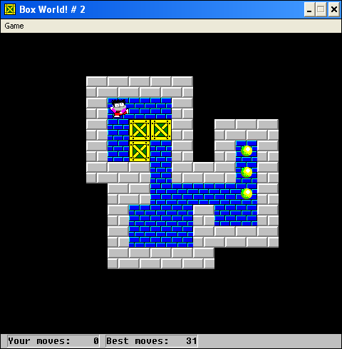 Screenshot of Box World (Windows 3.x, 1992) - MobyGames
