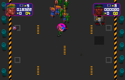 Screenshot of Total Carnage (Arcade, 1992) - MobyGames