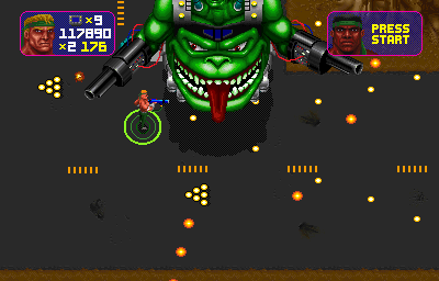 Screenshot of Total Carnage (Arcade, 1992) - MobyGames
