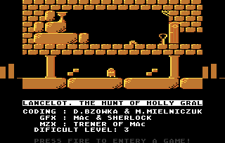 Screenshot of Lancelot (Atari 8-bit, 1996) - MobyGames
