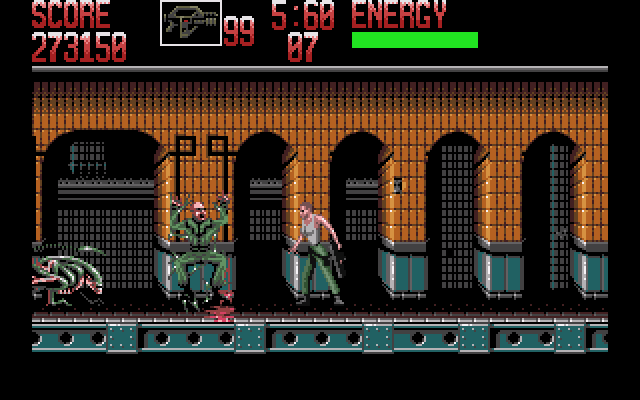 Screenshot of Alien³ (Amiga, 1992) - MobyGames