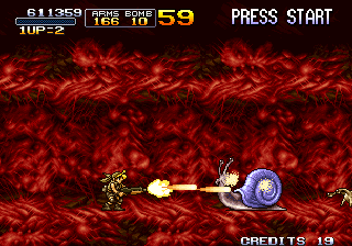 Screenshot of Metal Slug 3 (Arcade, 2000) - MobyGames
