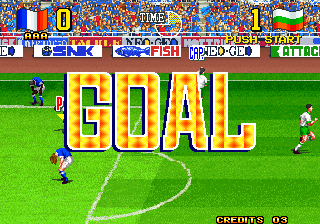 Screenshot of Neo Geo Cup '98: The Road to the Victory (Arcade, 1998 ...