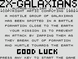 ZX-Galaxians (1982) - MobyGames