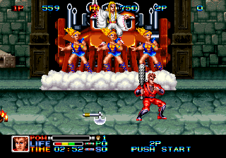 Screenshot of Ninja Combat (Arcade, 1990) - MobyGames