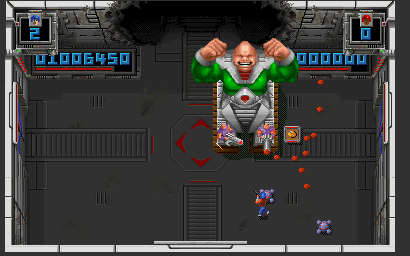 Screenshot of Smash T.V. (Arcade, 1990) - MobyGames