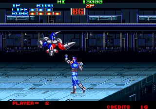 Screenshot of Eight Man (Arcade, 1991) - MobyGames